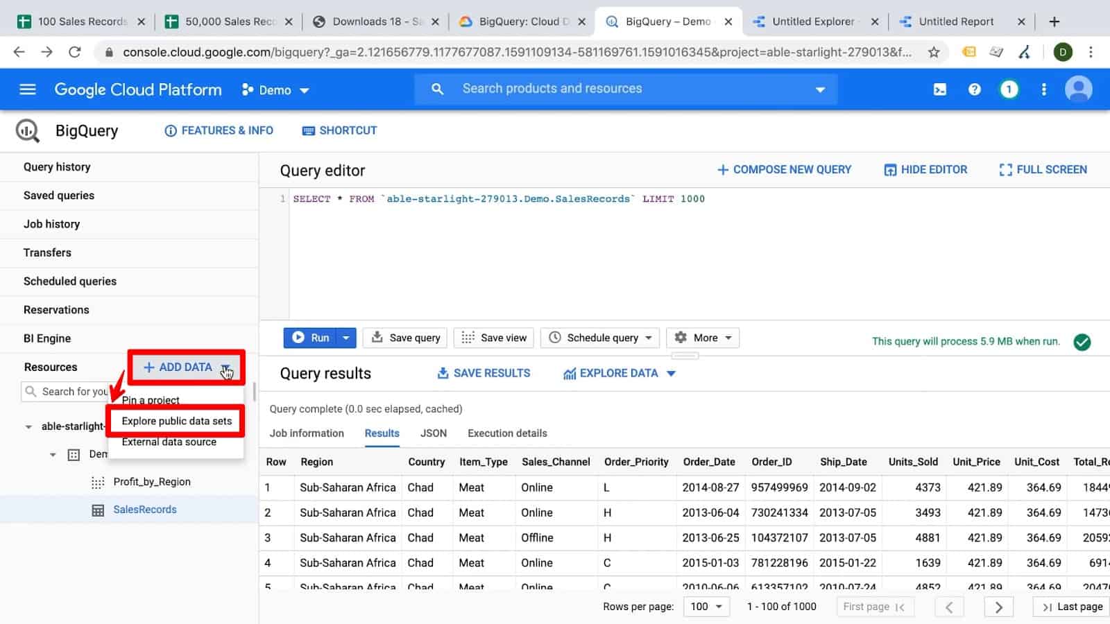 Google BigQuery Tutorial (2020)