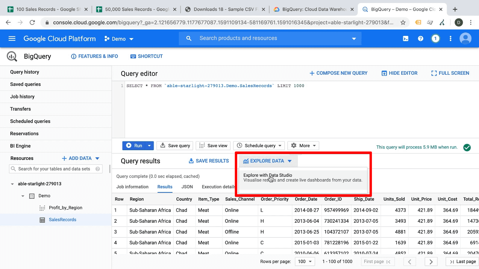 Google BigQuery Tutorial (2020)