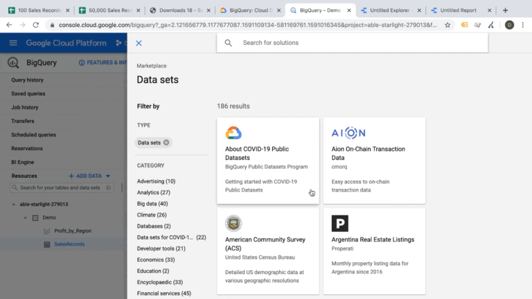 Google BigQuery Tutorial (2020)