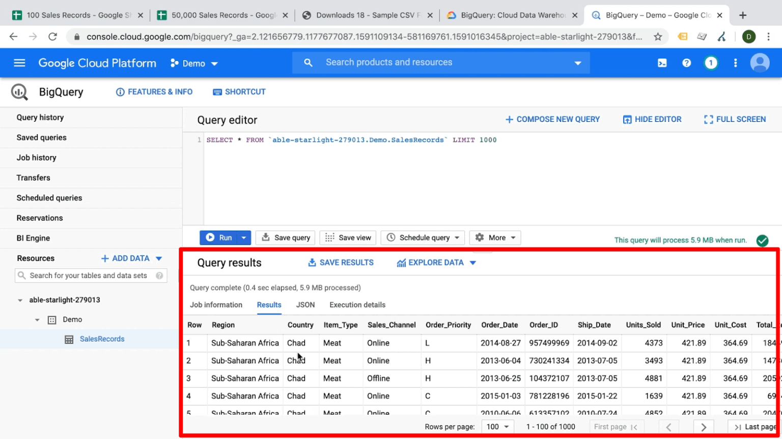 Google BigQuery Tutorial (2020)