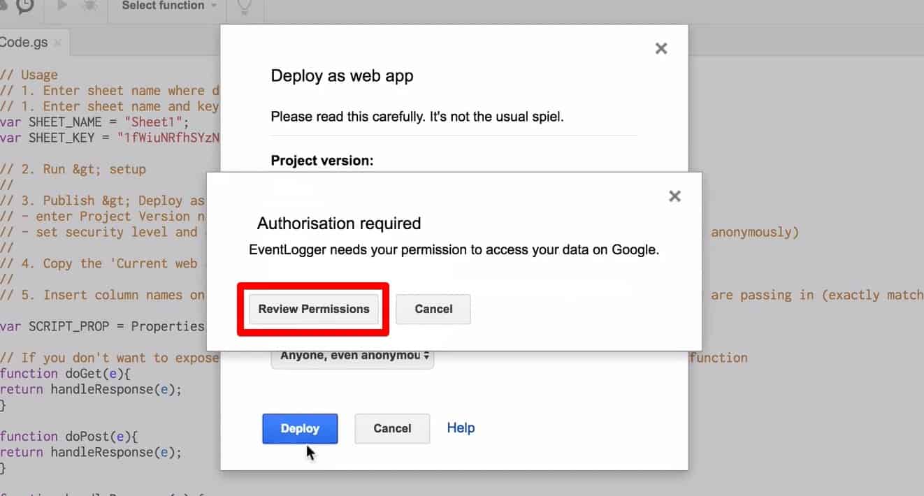 Google Sheets Tracking with Google Tag Manager