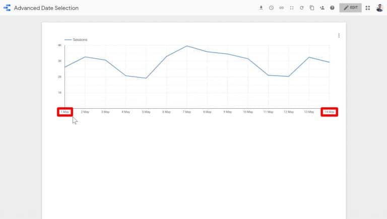 Using the Advanced Date Filters in Google Data Studio