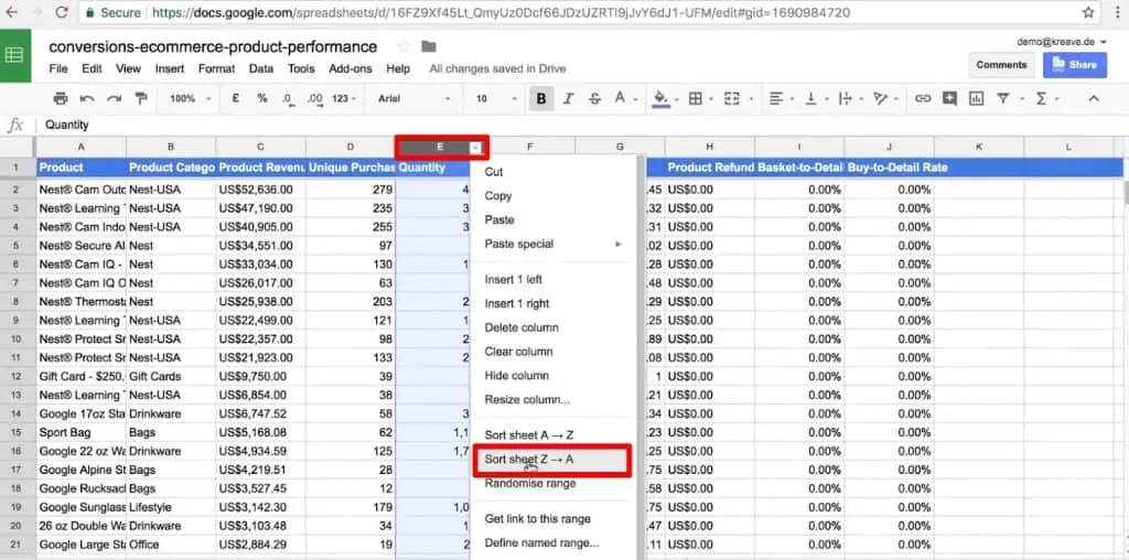 Data Analysis With Google Sheets Where To Start 