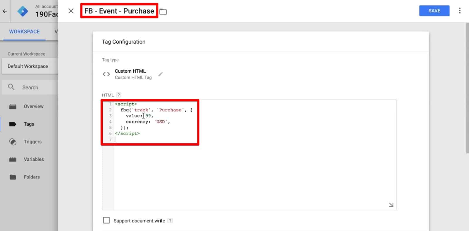 Facebook Pixel Purchase & Conversion Tracking with GTM