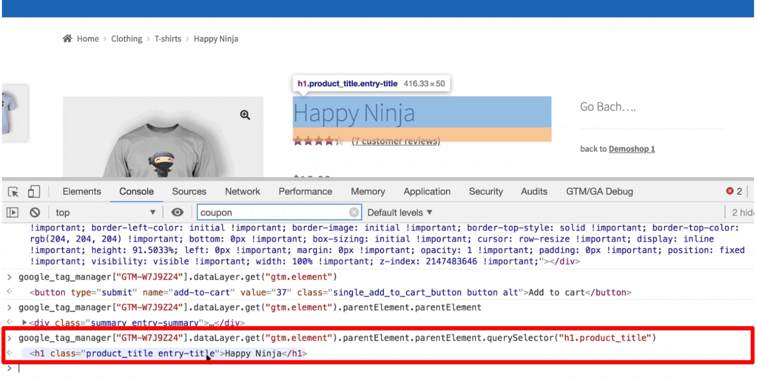 How to Pull Relative Click Data in GTM with a Custom JavaScript Variable