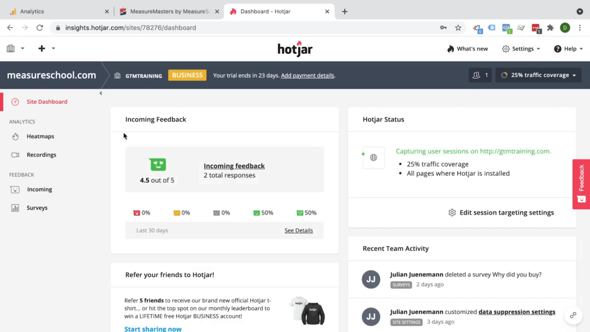 Google Analytics vs Hotjar - Which One Should You Use?