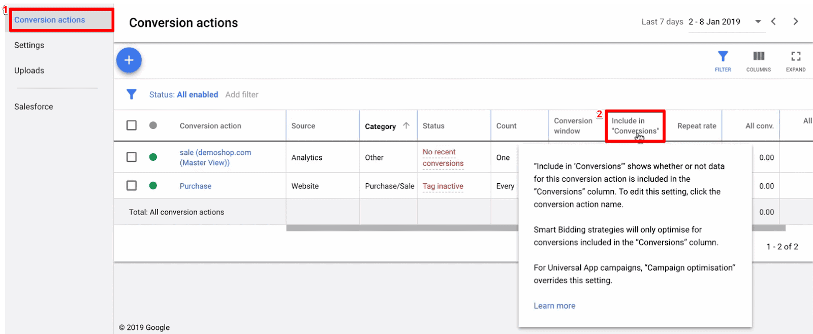 Google Ads Conversion Tracking vs Importing Goals from Google Analytics