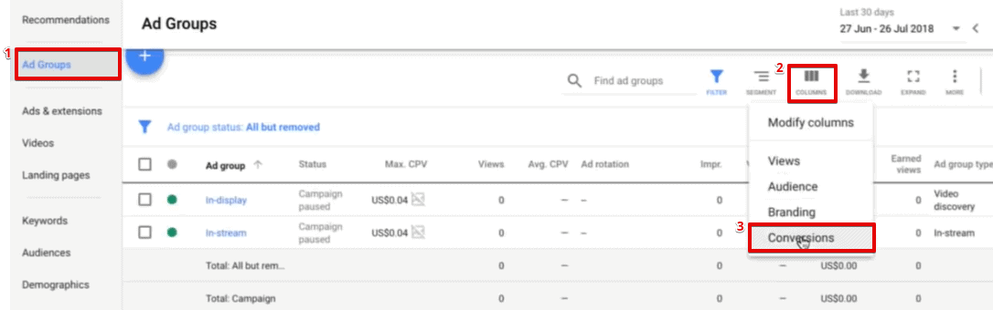 Google Ads Conversion Tracking with Google Tag Manager