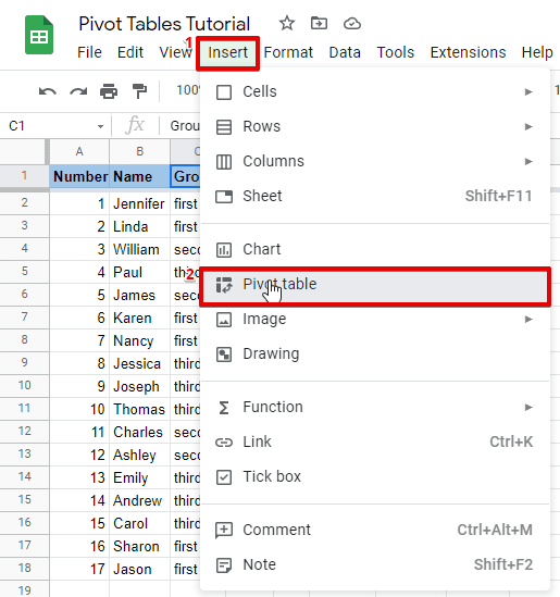 How To Use Pivot Tables In Google Sheets Tutorial