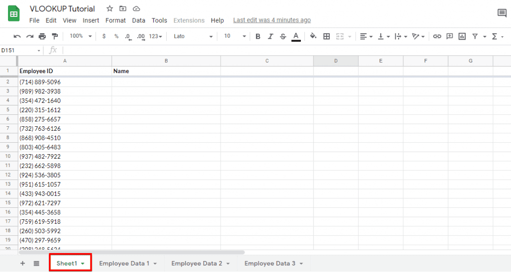 How To Use VLOOKUP In Google Sheets From Another Tab And Spreadsheet