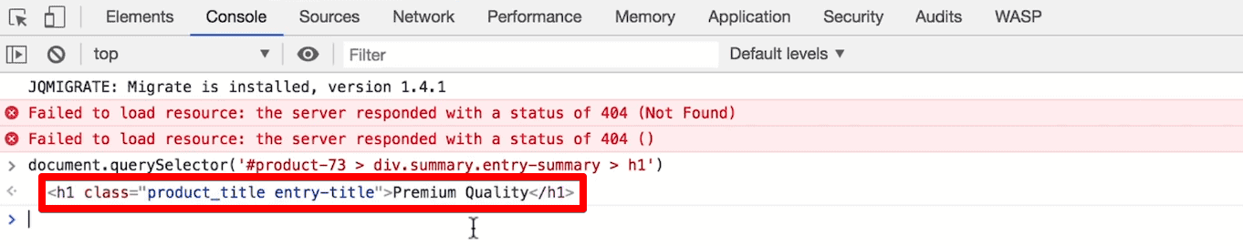 Scraping Data with Chrome Developer Tools and GTM