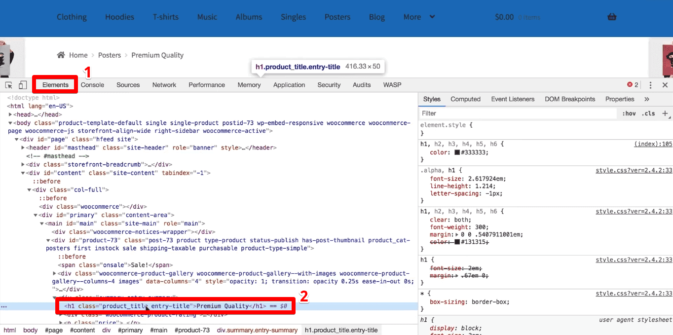 Scraping Data with Chrome Developer Tools and GTM