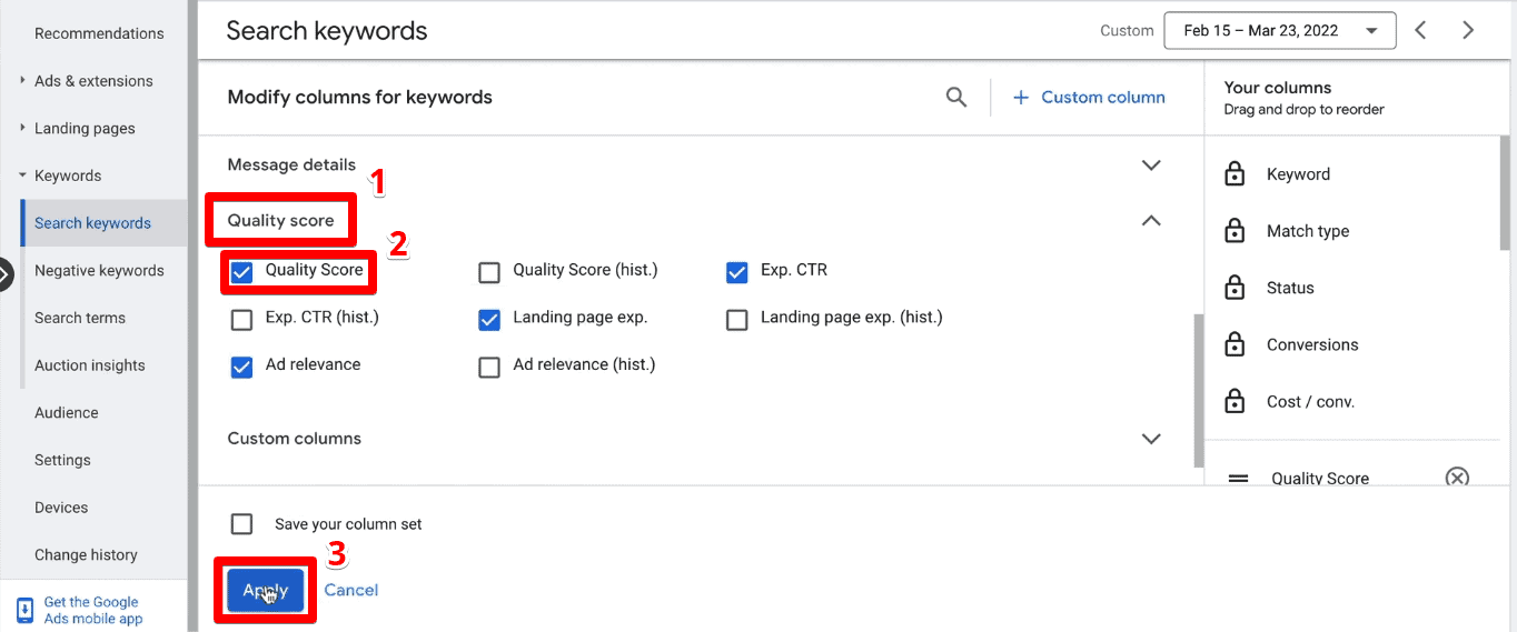 How to Improve Quality Score in Google Ads 2022
